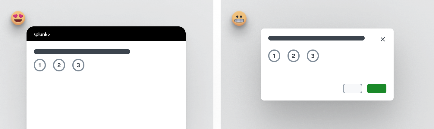 Examples illustrating the management of multiple tasks or steps in a user interface. The first ...